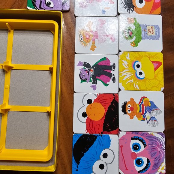 Hasbro | Toys | Hasbro Memory Game Sesame Street Matching Cards Elmo ...